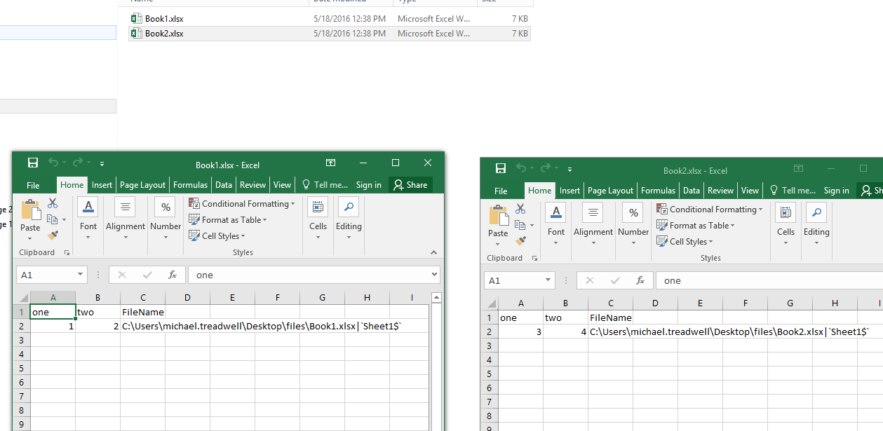 Solved: Add file name as a column in excel for a directory... - Alteryx ...