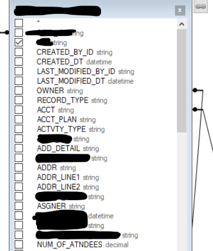 VISUAL QUERY BUILDER column/field search functiona... - Alteryx Community