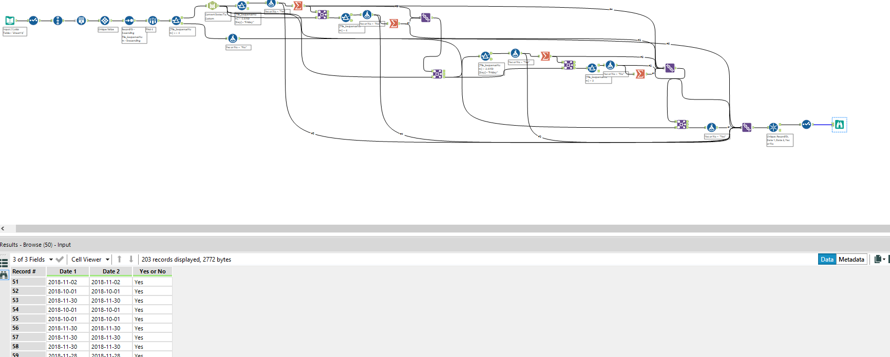 Solved: Date workflow - Alteryx Community