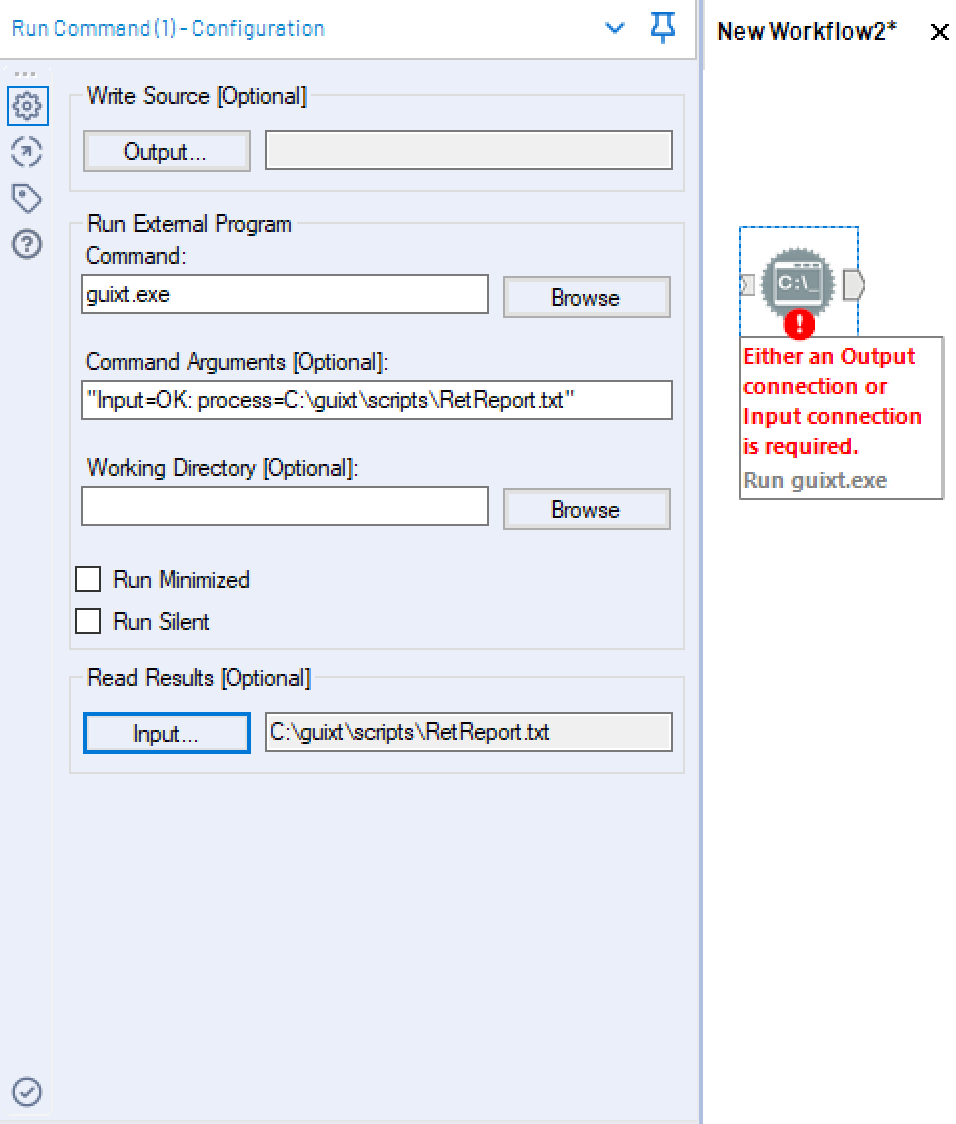 Solved: GuiXT Run Command tool - Alteryx Community