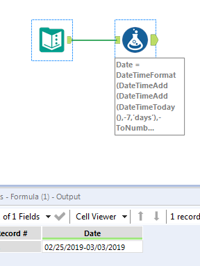 Solved: Adding a Column where the Value is a Date Range - Alteryx Community