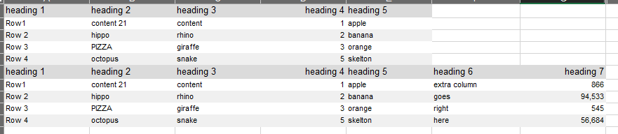 Solved: rendering tables to excel. unwanted merged columns - Alteryx Community