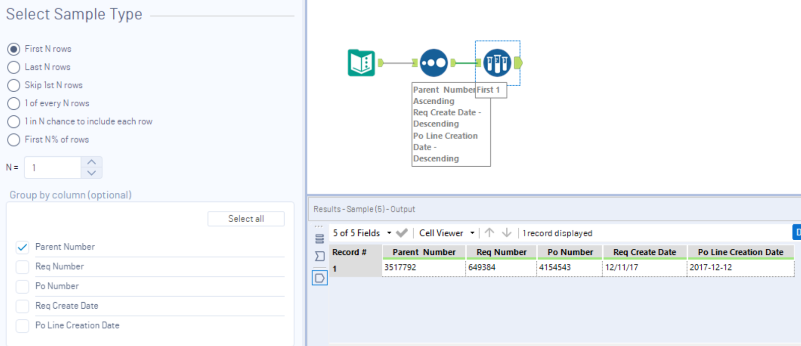 Solved: Removing Duplicate Lines to Only Show one Row - Alteryx Community