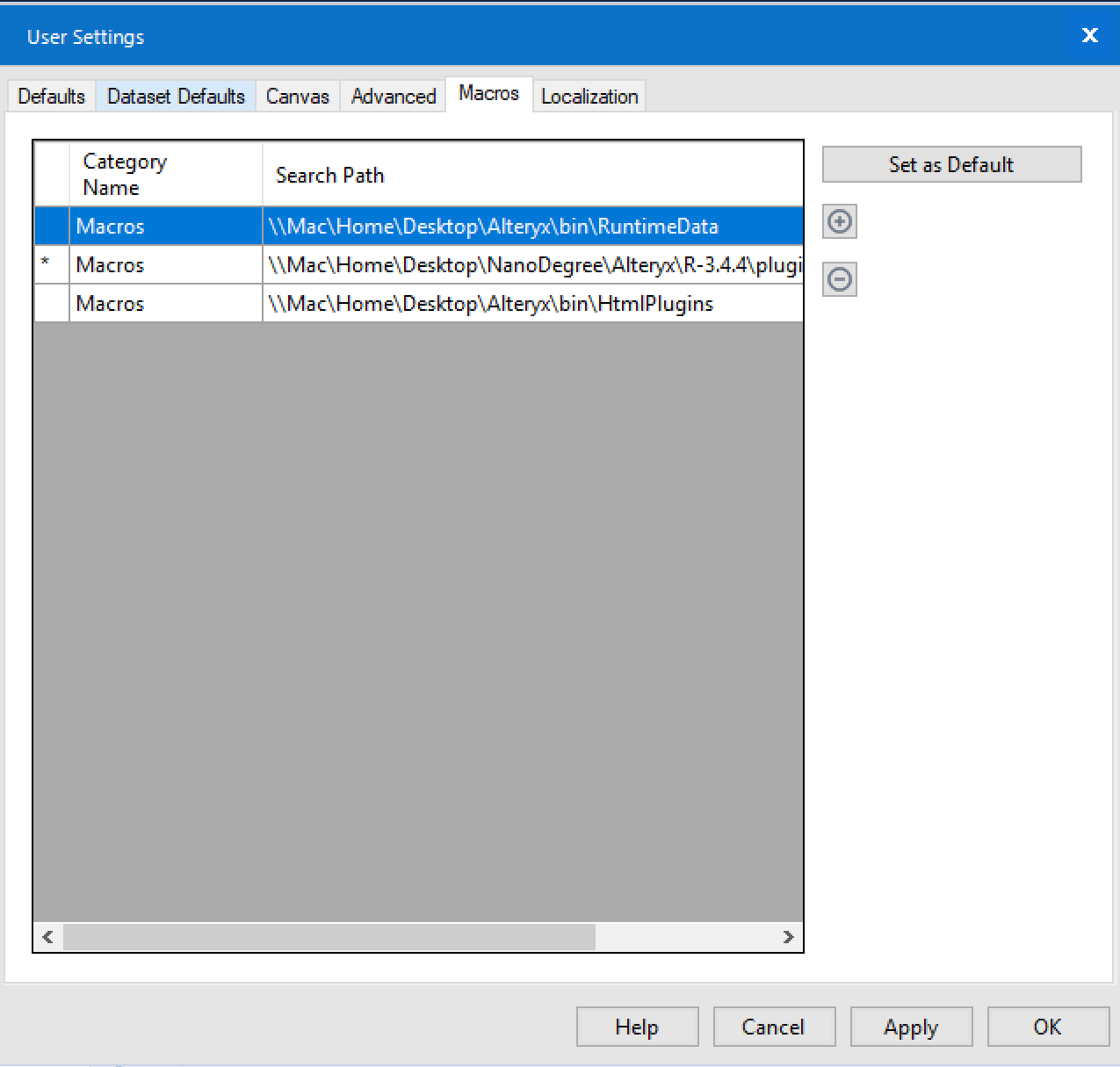 Solved: Macro Field Summary file input - Alteryx Community