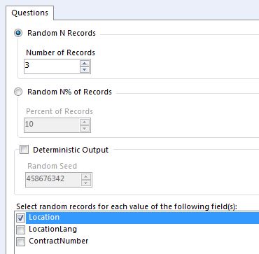 Solved: Sampling Based on a Data Field - Alteryx Community