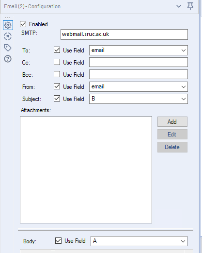 Solved: Sending URL in SMTP Email body producing errors - Alteryx Community