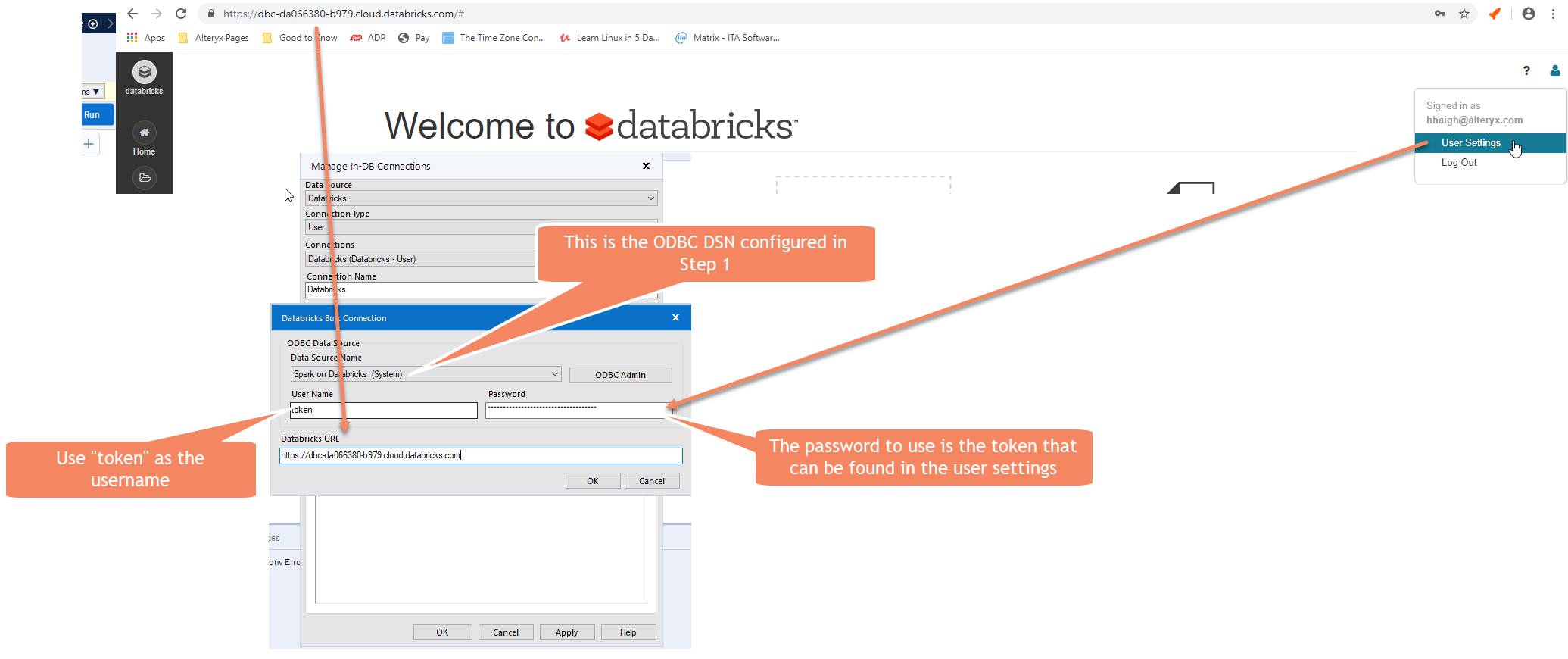 How To Configure A Databricks Connection Alteryx Community 
