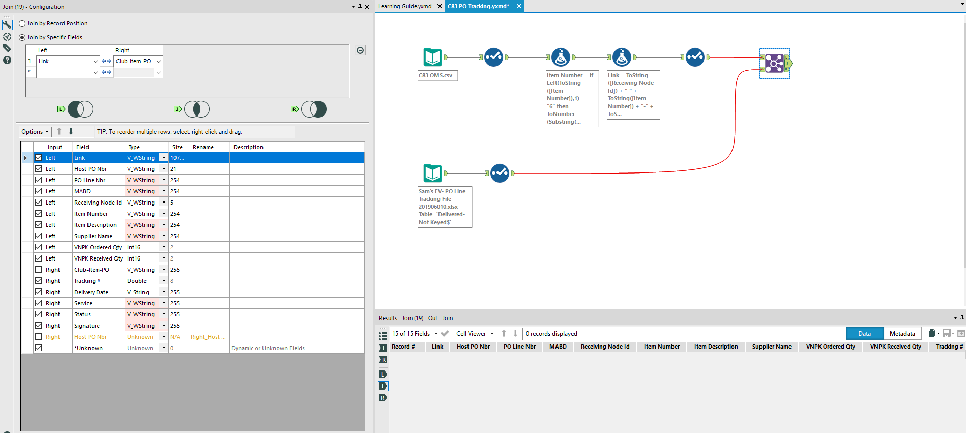 Solved: Inner Join not Displaying Results - Alteryx Community