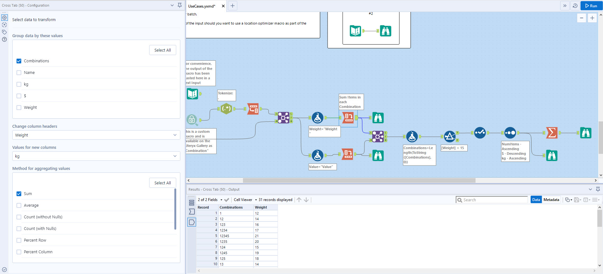 Tool Mastery | Cross Tab - Alteryx Community tableau croisé dynamique ...