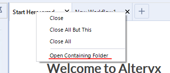 Workflow Template - Alteryx Community