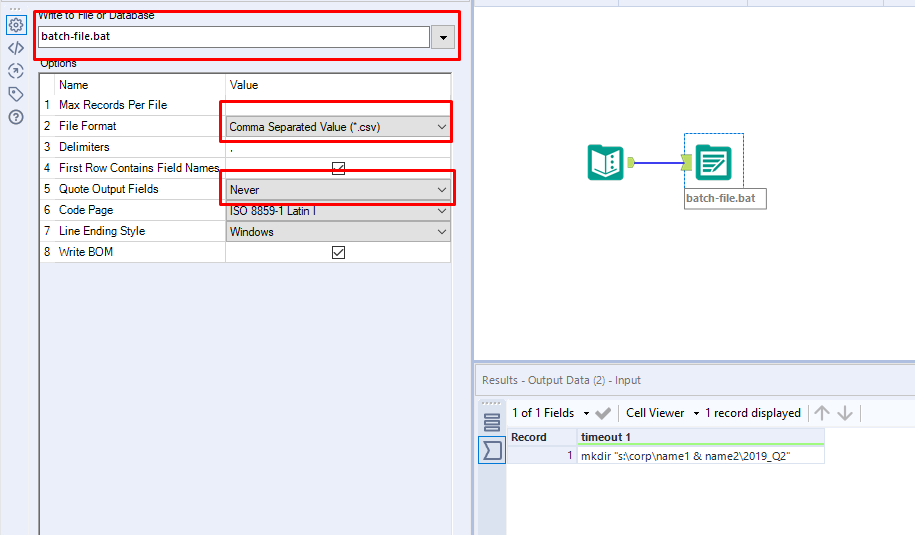 Solved: Using the run command tool to create a new directo... - Alteryx Community
