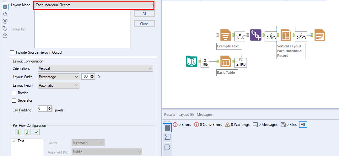 Solved: Report Layout - Alteryx Community