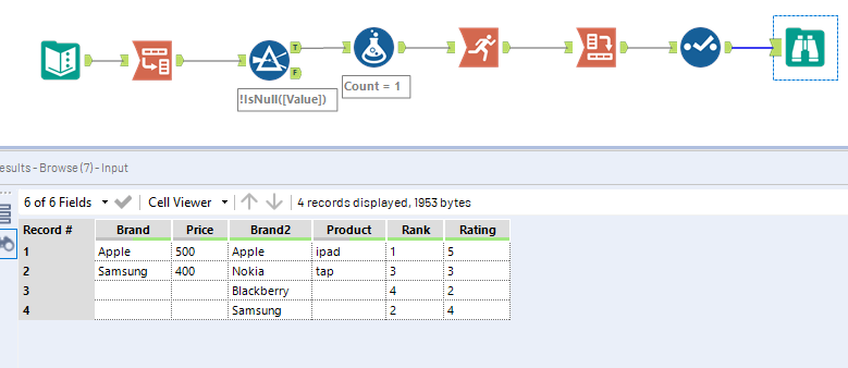 Solved: Move the data in specific columns to top without a... - Alteryx Community