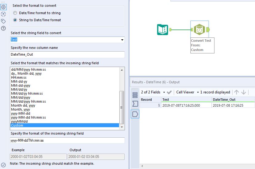 Solved: How to convert datetime with "T" Separator - Alteryx Community