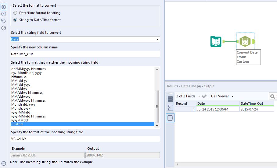 Conversion of Date & Time format - Alteryx Community