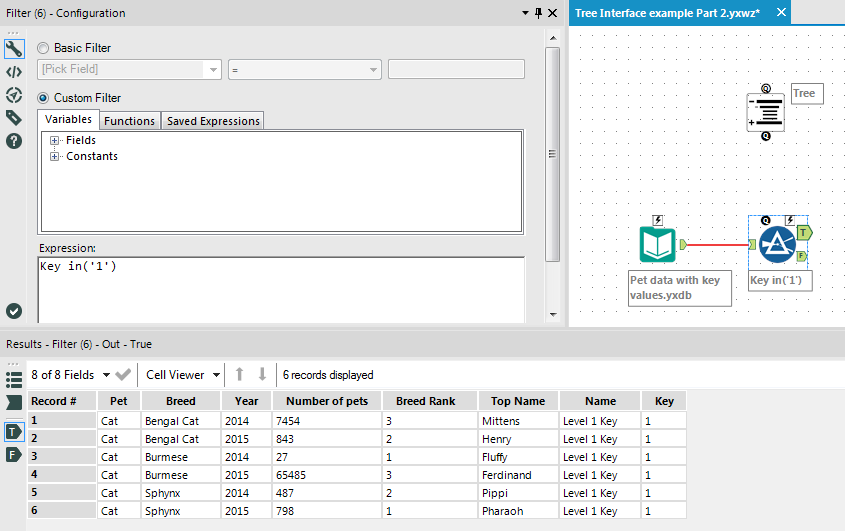 Configure a Workflow to use a Tree Interface Tool