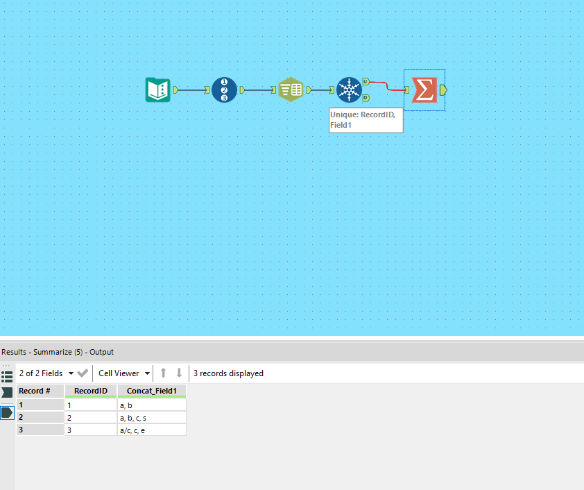 Solved: Row Wise Unique Values - Alteryx Community