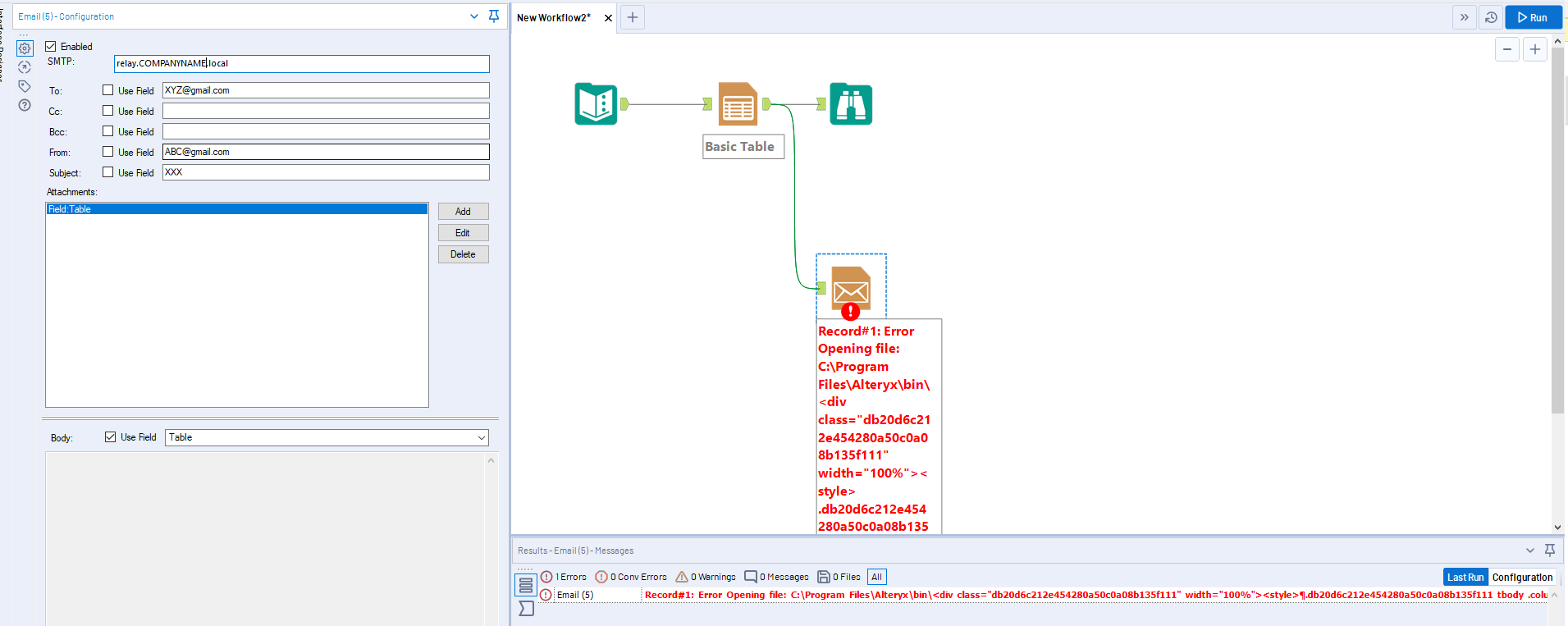 Solved How To Attach An Excel File To An Email Alteryx Community