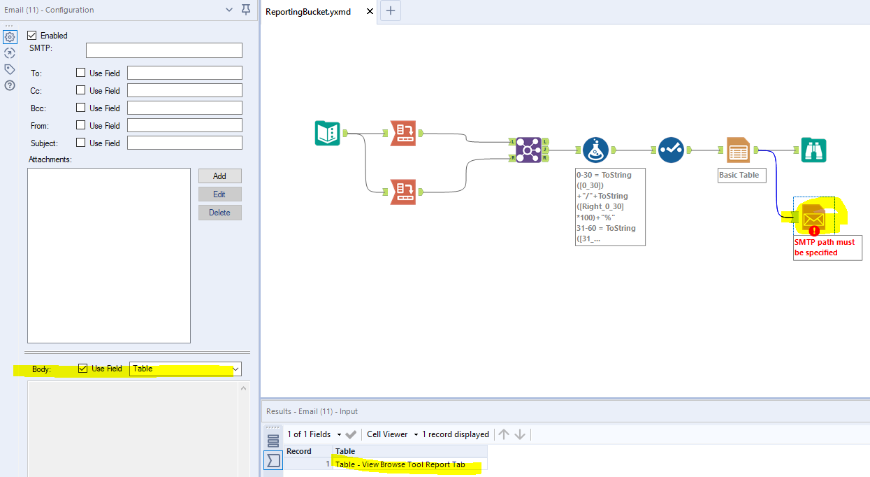 Solved: Reporting Tools for Typical Bucket Report - Alteryx Community