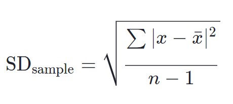 Solved: Calculate StdDev for populations vs. samples - Alteryx Community