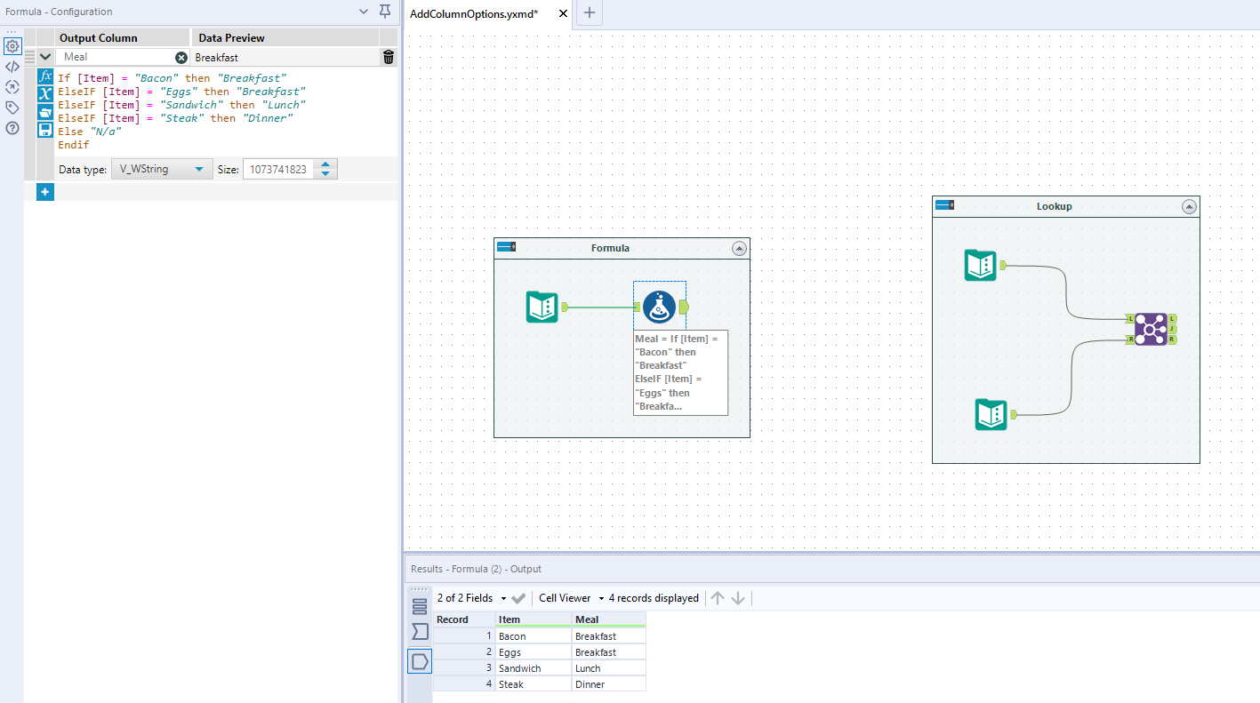 Solved: Filling a new Column based on elements of other co... - Alteryx Community