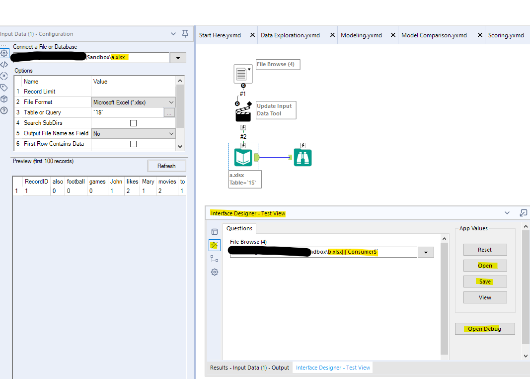 Solved: Control parameters not updating via workflow confi... - Alteryx Community
