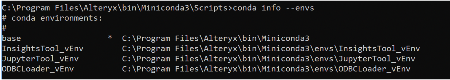 Manage packages for Python Tool with CONDA in Alte... - Alteryx Community