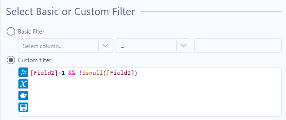 Advancement of "FILTER" tool - Alteryx Community