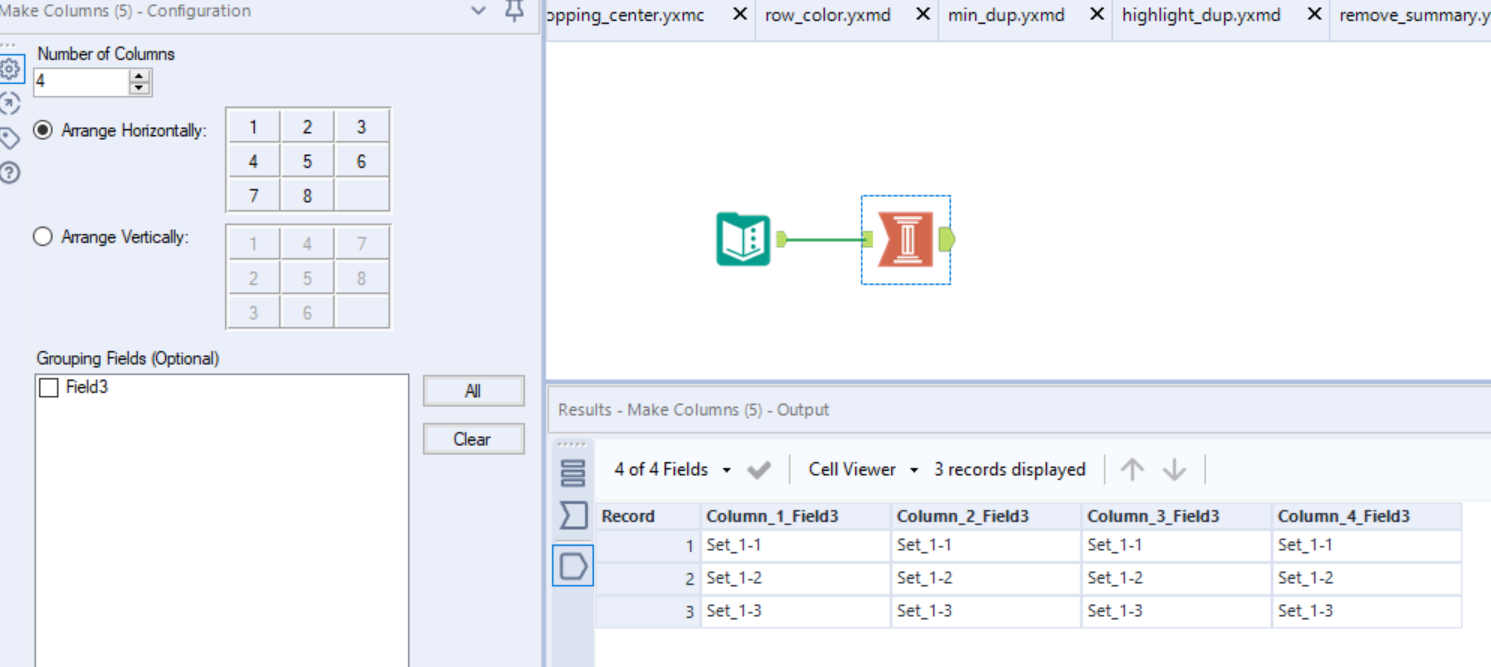 Solved: Combining rows by row position - Alteryx Community