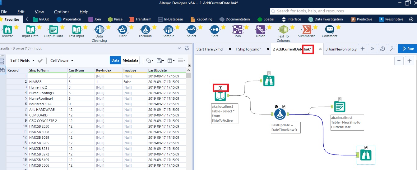 Solved: WorkFlow Design on Top with Symbol - Alteryx Community
