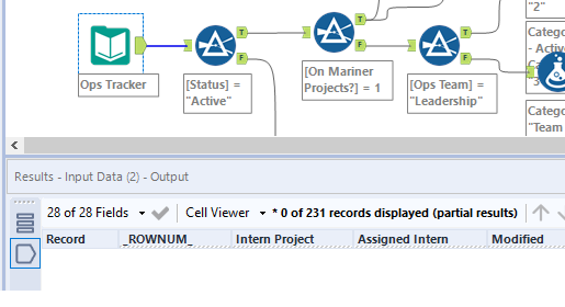 Results Window Not Showing Data Despite Records Be... - Alteryx Community