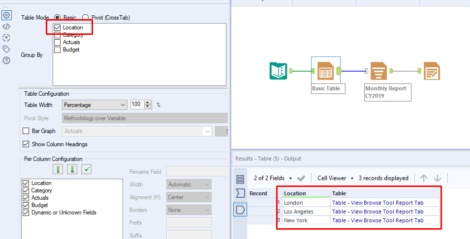 Solved: How to get Render tool to group data into separate... - Alteryx Community