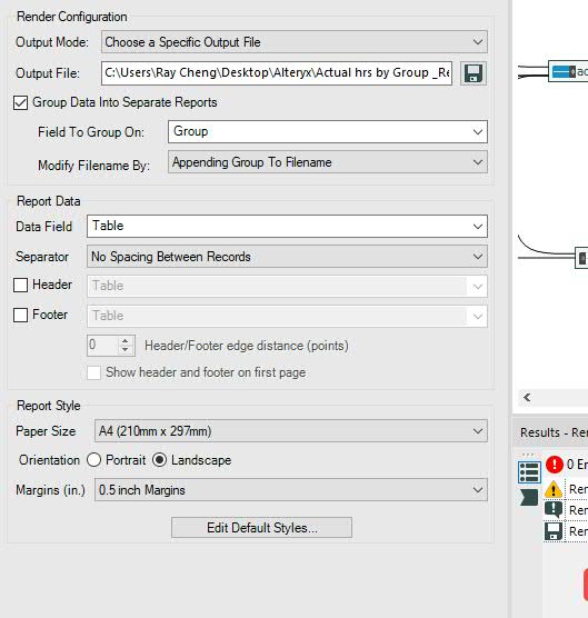 Solved: How to set render tool to avoid missing informatio... - Alteryx Community