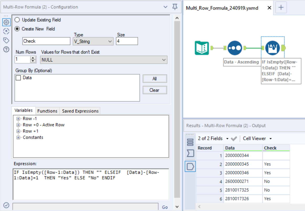 Solved: Invoice number sequence validation - Alteryx Community