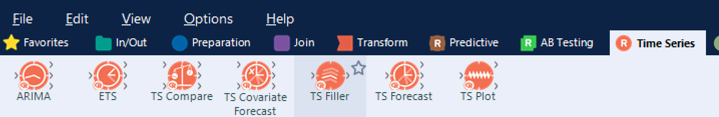 Solved: TS Forecast factory missing tool? - Alteryx Community