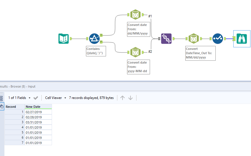 Solved How To Convert Different Date Formats To The Same Alteryx 