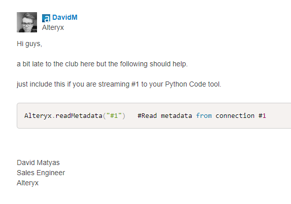 Solved: Alteryx with Python - Alteryx Community