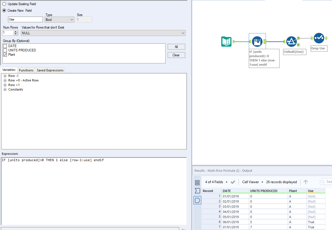 Solved: Delete top rows based on condition - Alteryx Community