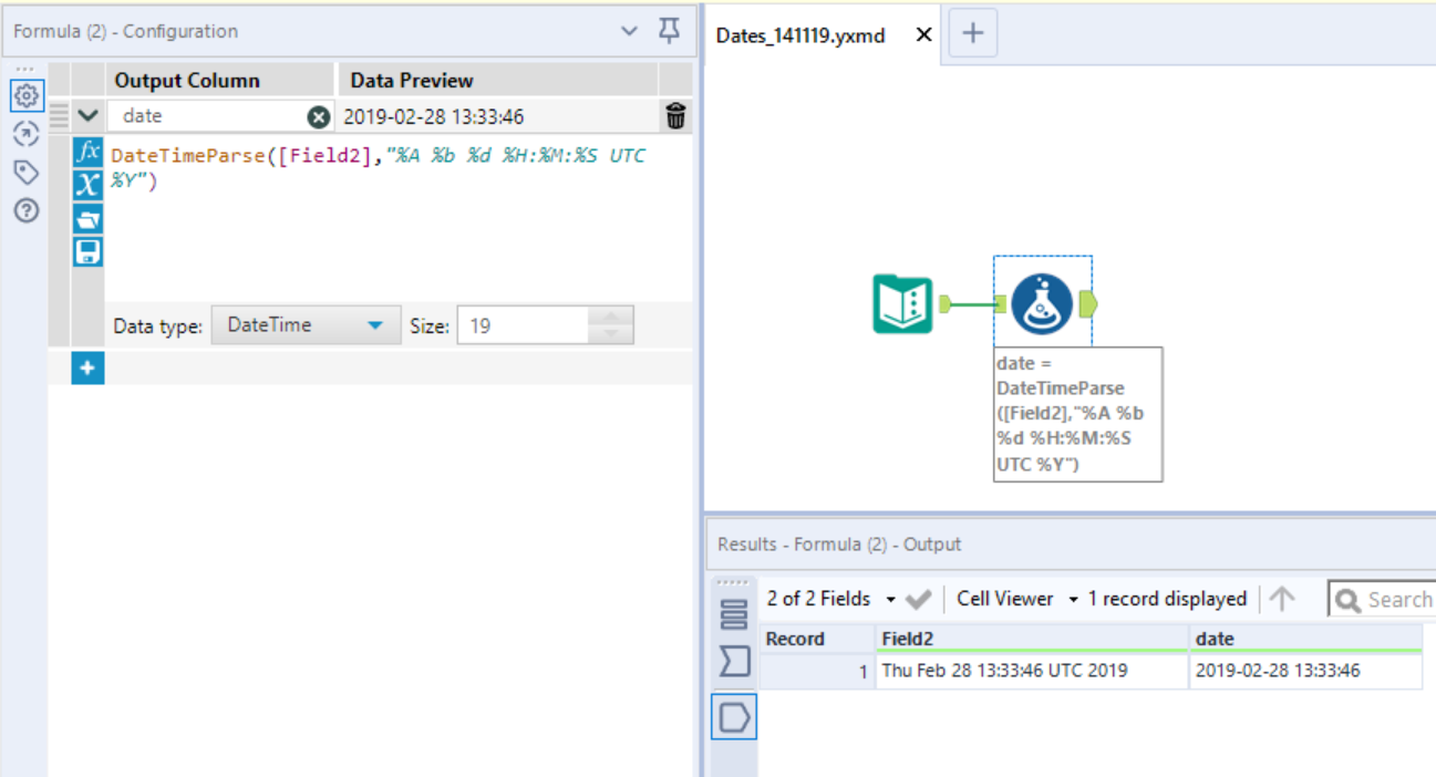 Solved: DATE TIME CONVERSION - Alteryx Community