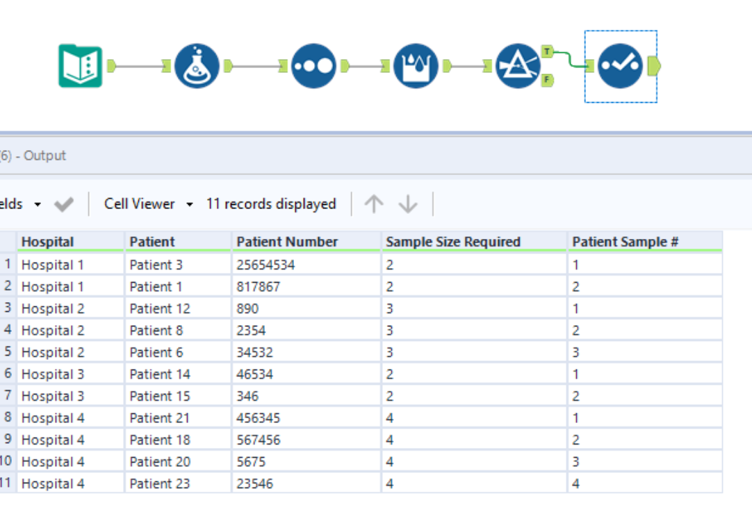 Solved: Selecting a specific number of samples - Alteryx Community