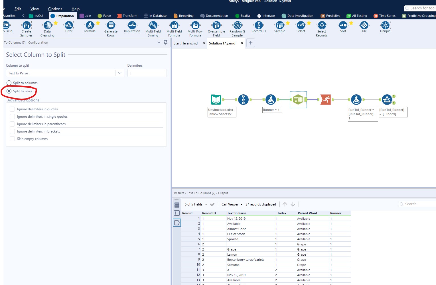 Solved: Get word before nth instance of pipe in pipe-delim... - Alteryx Community