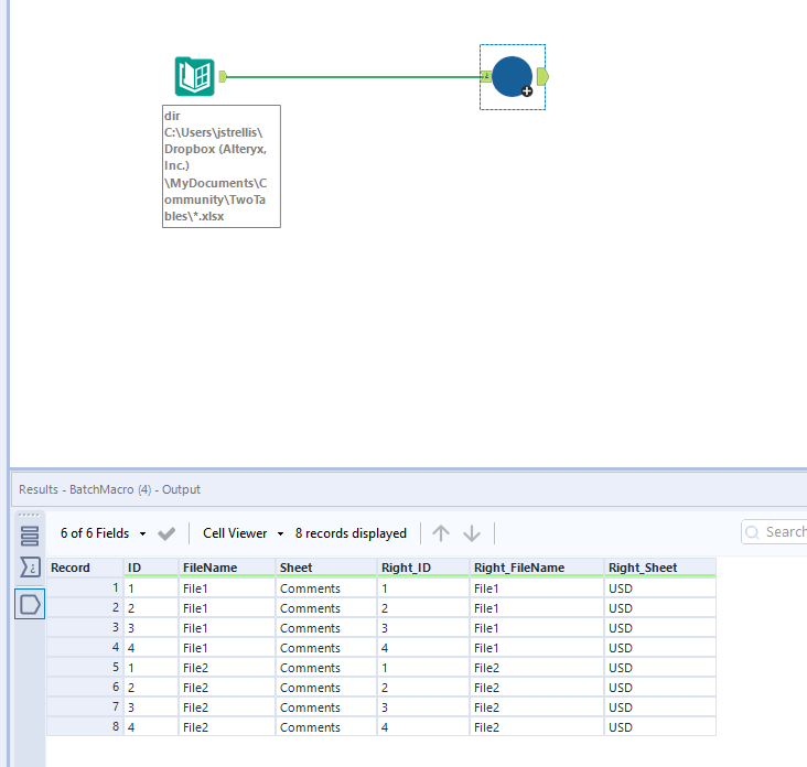 Solved: Update a macro with TWO tab inputs at once - Alteryx Community