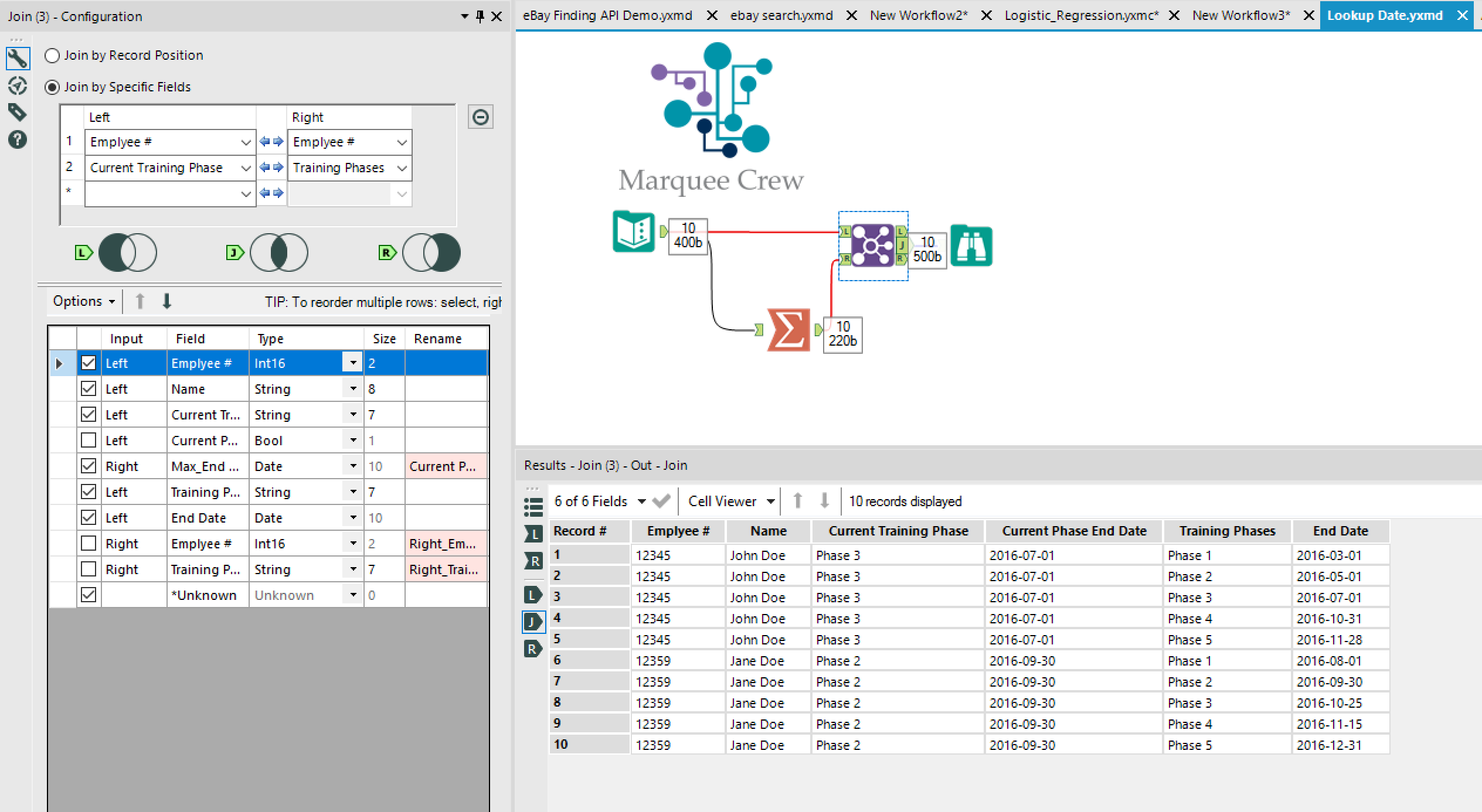Solved: Look up date based on column value - Alteryx Community