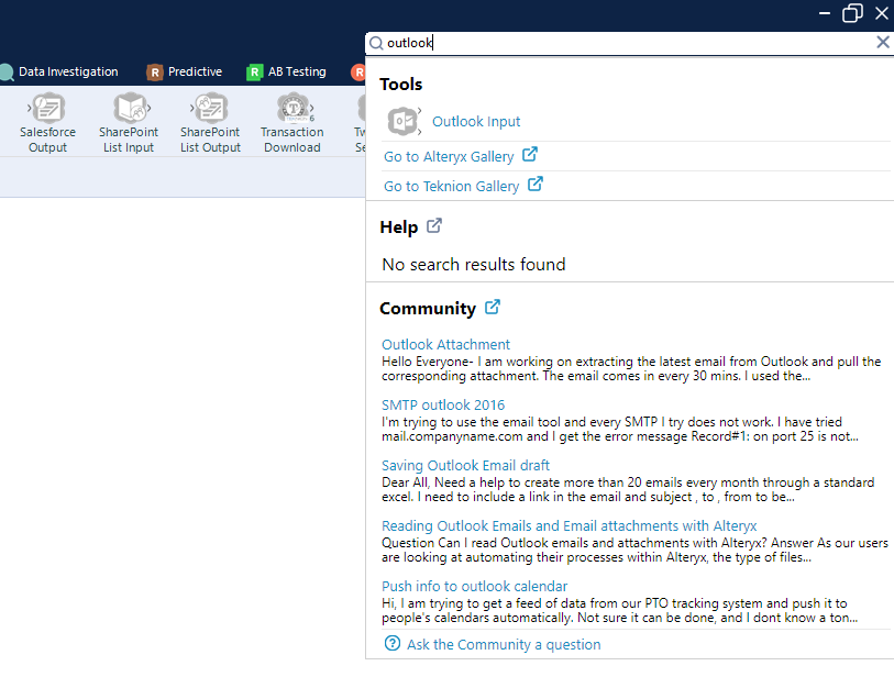 Solved: Facing Issues while installing Outlook Tools in Al... - Alteryx ...