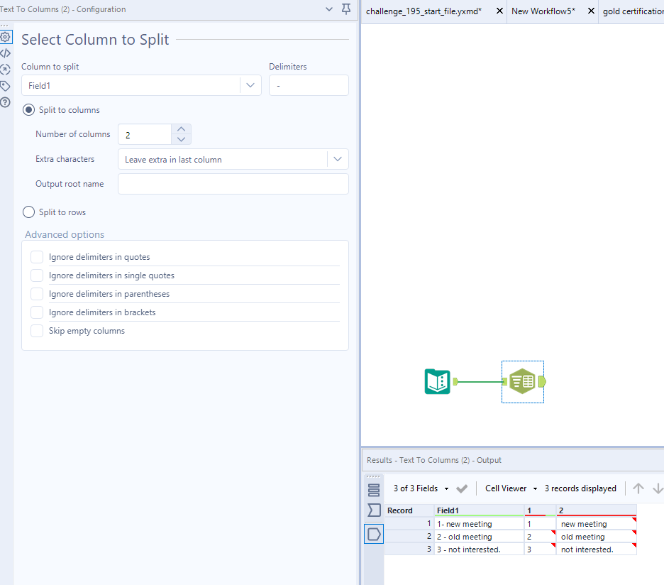 Solved: Text to Columns - Alteryx Community