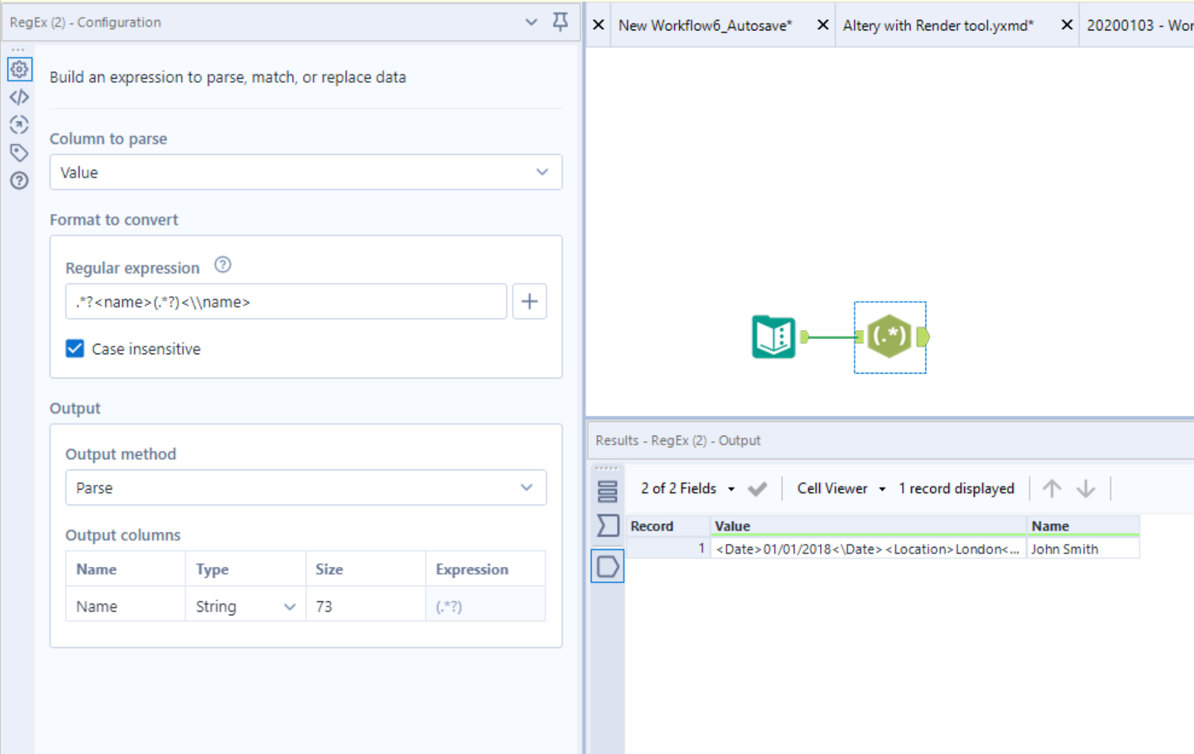 Solved: Extract String depending on characters before/afte... - Alteryx Community