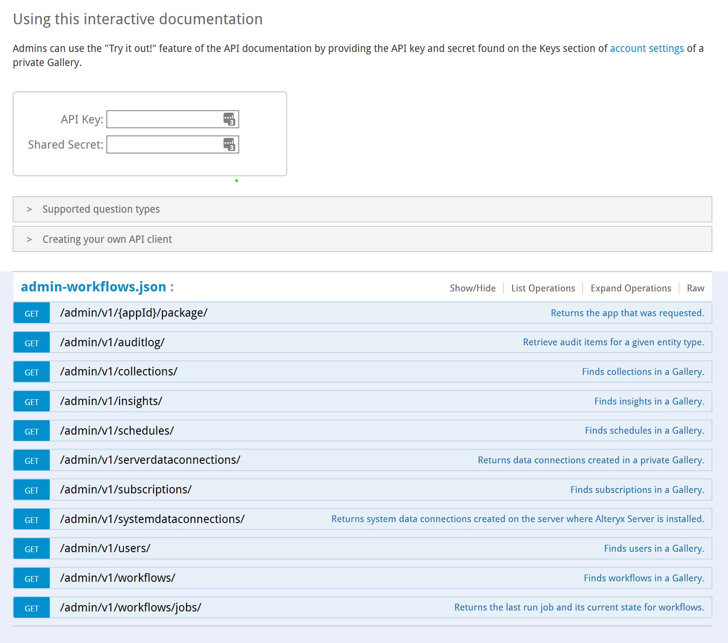 API endpoint for application deletion - enable OAu... - Alteryx Community