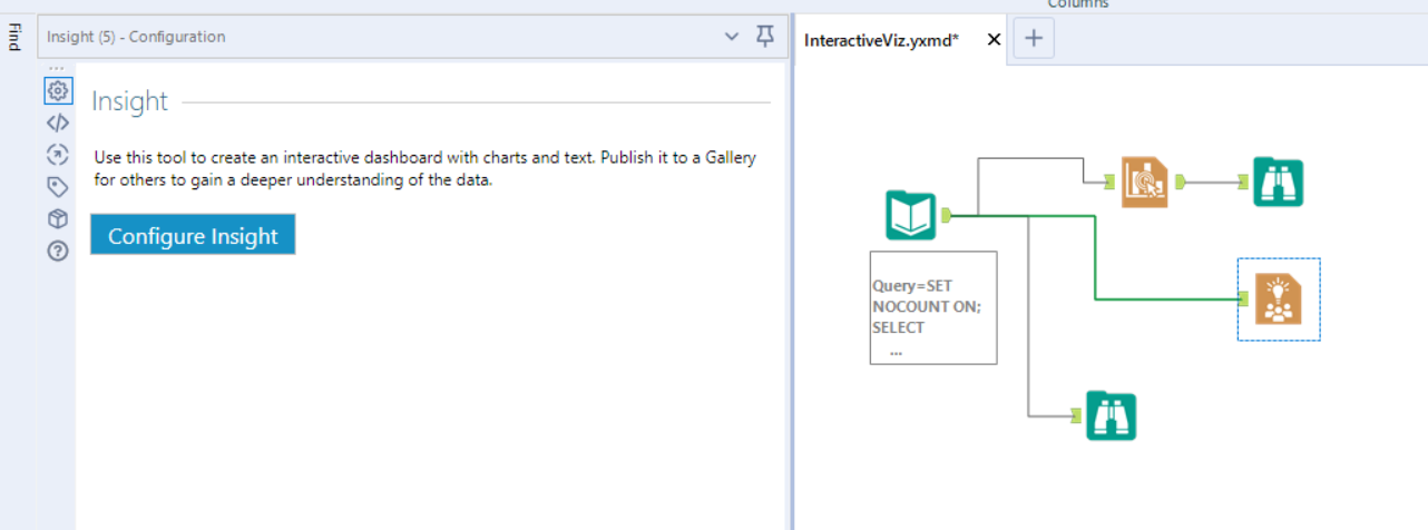 Configure insights & Interactive Chart - Alteryx Community