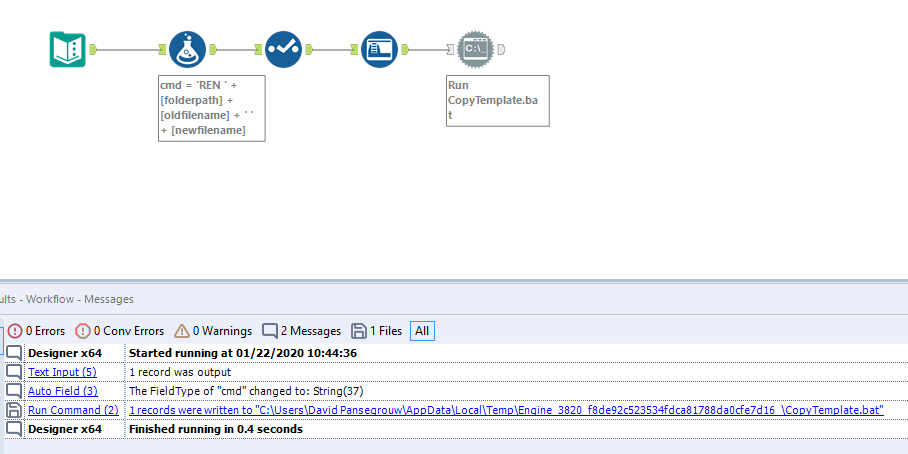 Solved: Dynamic rename Input files when processed? - Alteryx Community