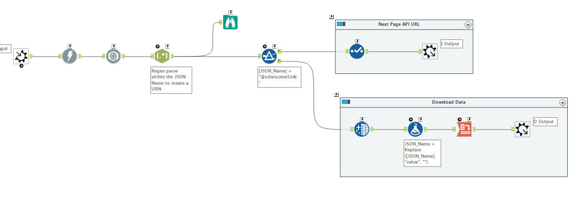 Solved: Loop through API calls until all data is downloade... - Alteryx ...
